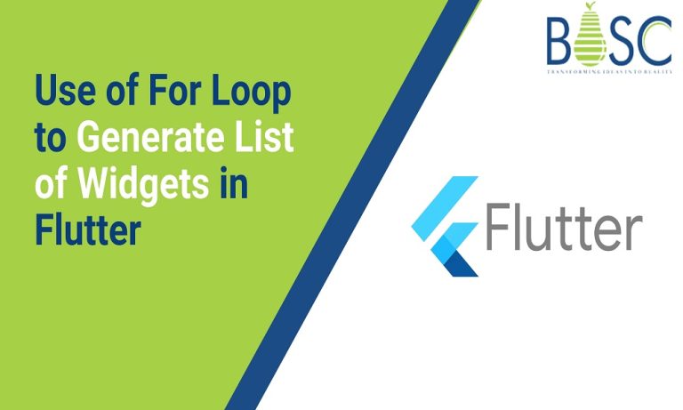 Use Of For Loop That Generates A List Of Widgets In Flutter Bosc Tech 7707